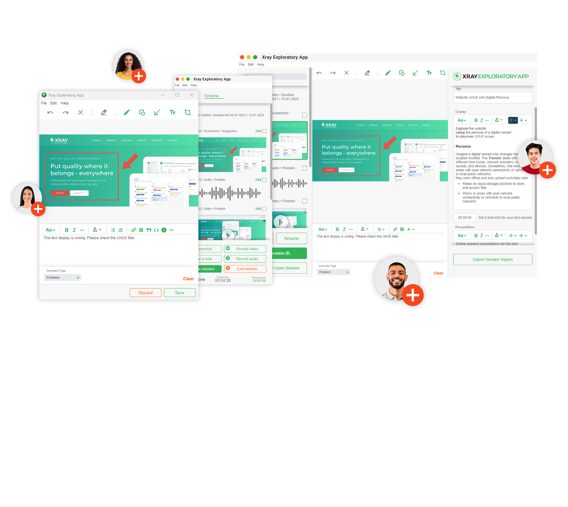 Xray - Exploratory Testing App