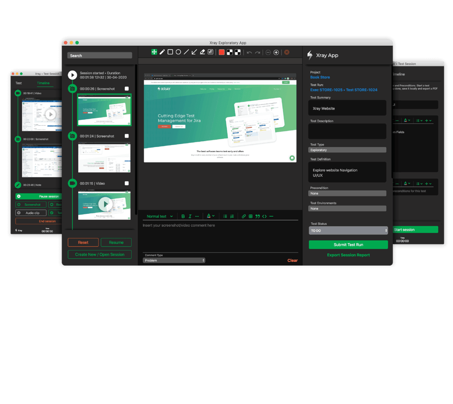 Xray Exploratory Testing App